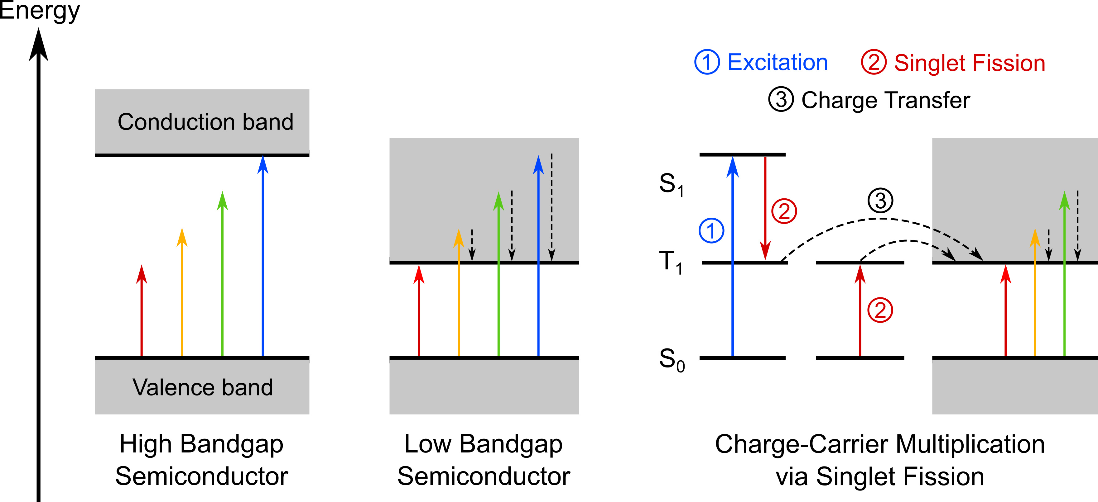 Multiplying Charge Carriers: One Step at a Time | Research Communities ...